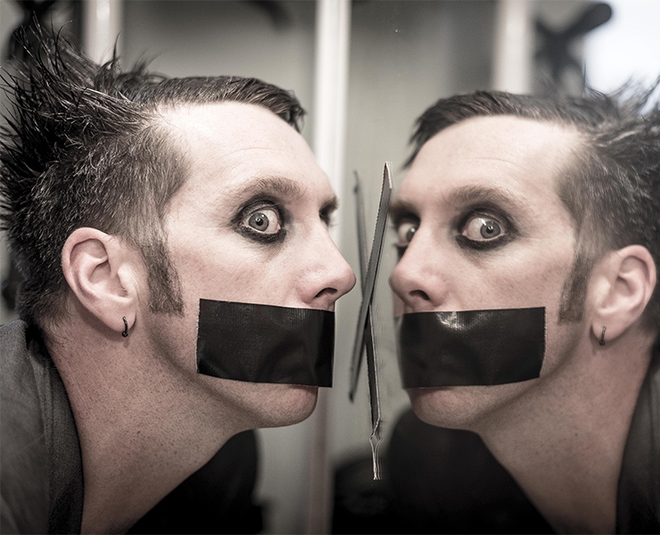 Laugh out loud with Tape Face in Las Vegas - Las Vegas Magazine