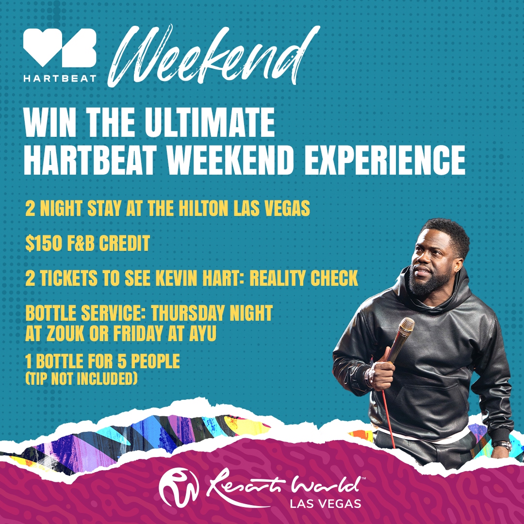 Get hyped for the ultimate weekend giveaway at Kevin Hart's Hartbeat ...