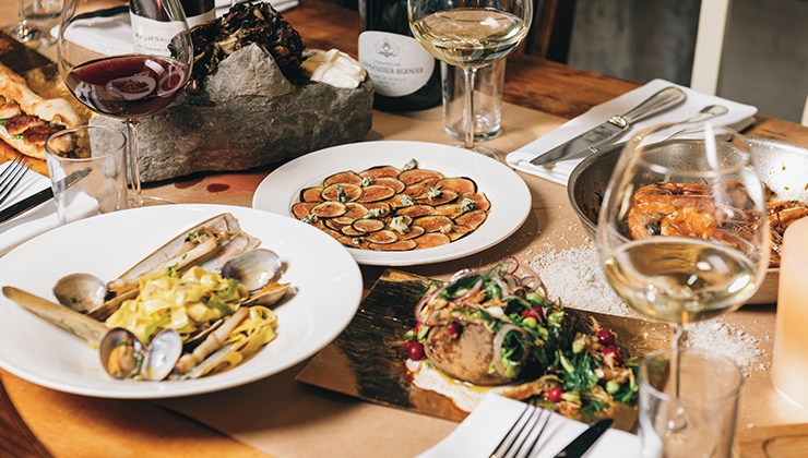 Food the is focus at trendy new Las Vegas hot spot HaSalon - Las Vegas ...