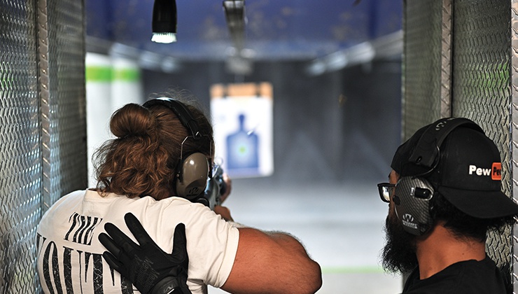 The Range 702 in Las Vegas offers countless shooting options for fans ...